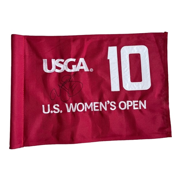 Other | Yuka Saso Autographed Pin Flag Course Flown At 220 Us Womans ...